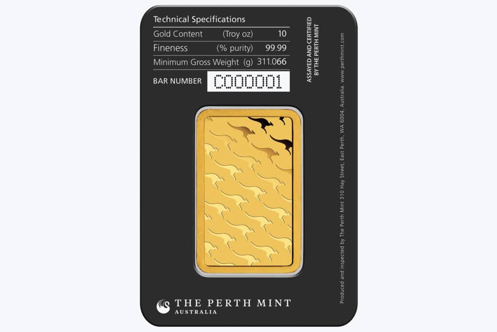 Perth Mint Gold Minted Bullion - 10 Oz | Imperial Bullion